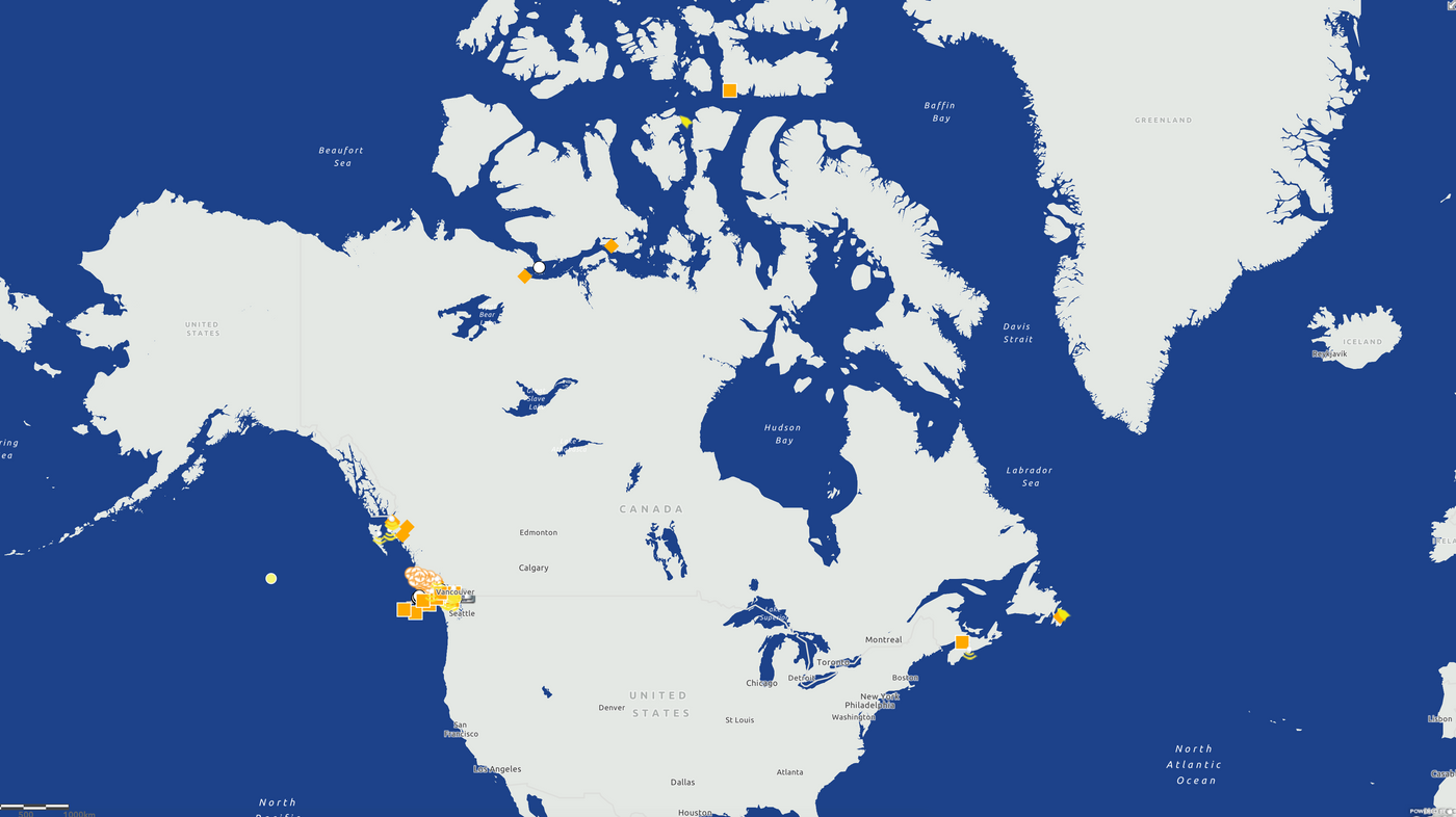 Locations | Ocean Networks Canada